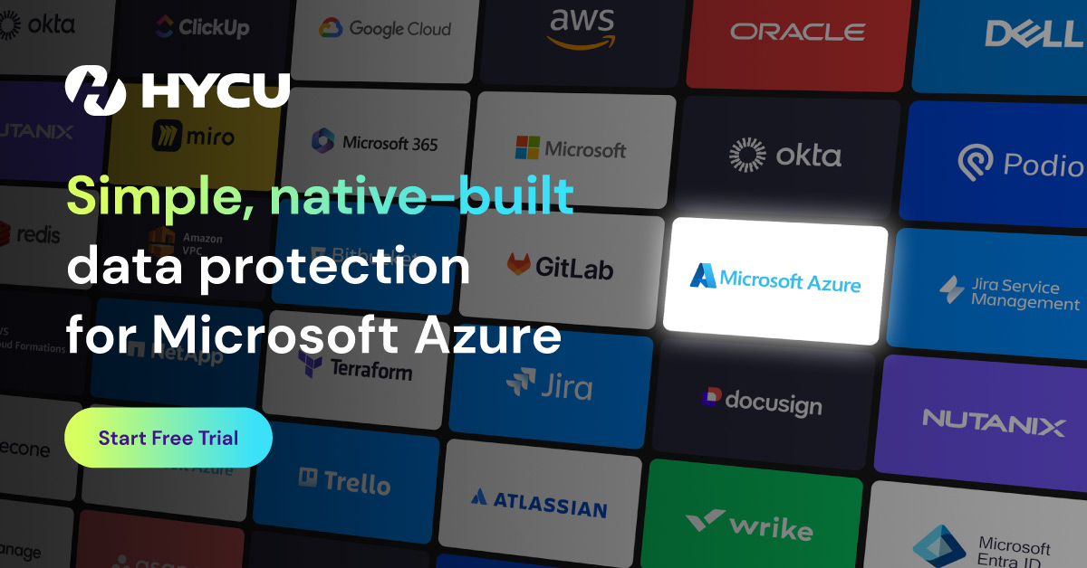 Simple, native-built data protection for Azure | HYCU