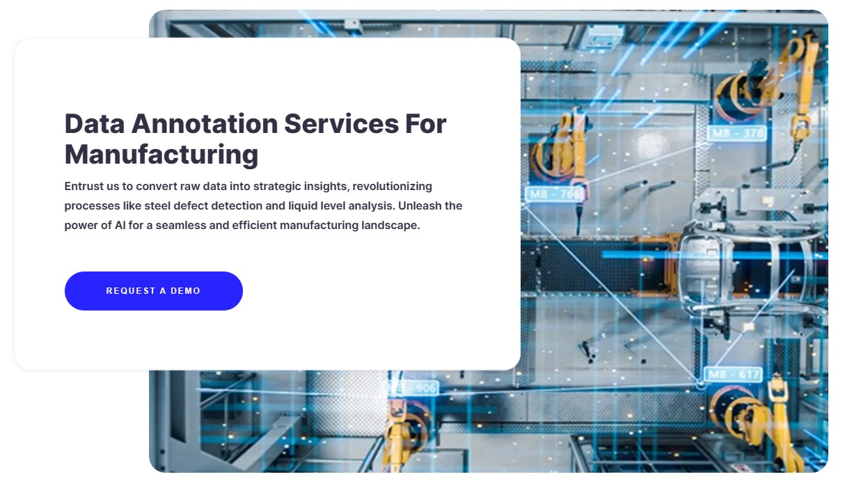 Data Annotation & Labeling Solutions for Manufacturing