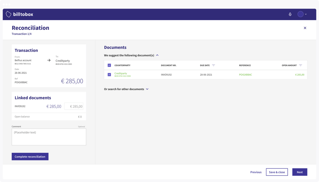 Billtobox - The digital link between entrepreneurs and accountants