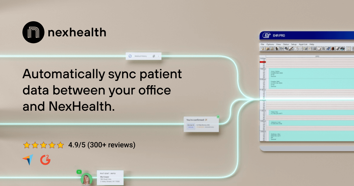 NexHealth Synchronizer | Real-Time Sync for Practice Management Systems