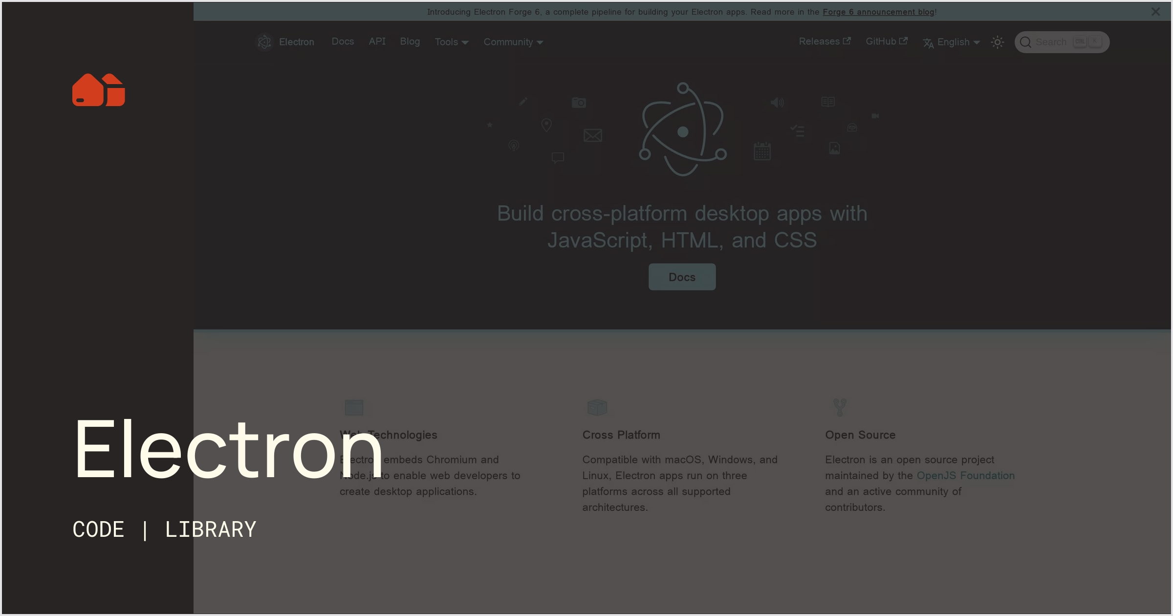 Electron [Library] No-Code Supply Co.