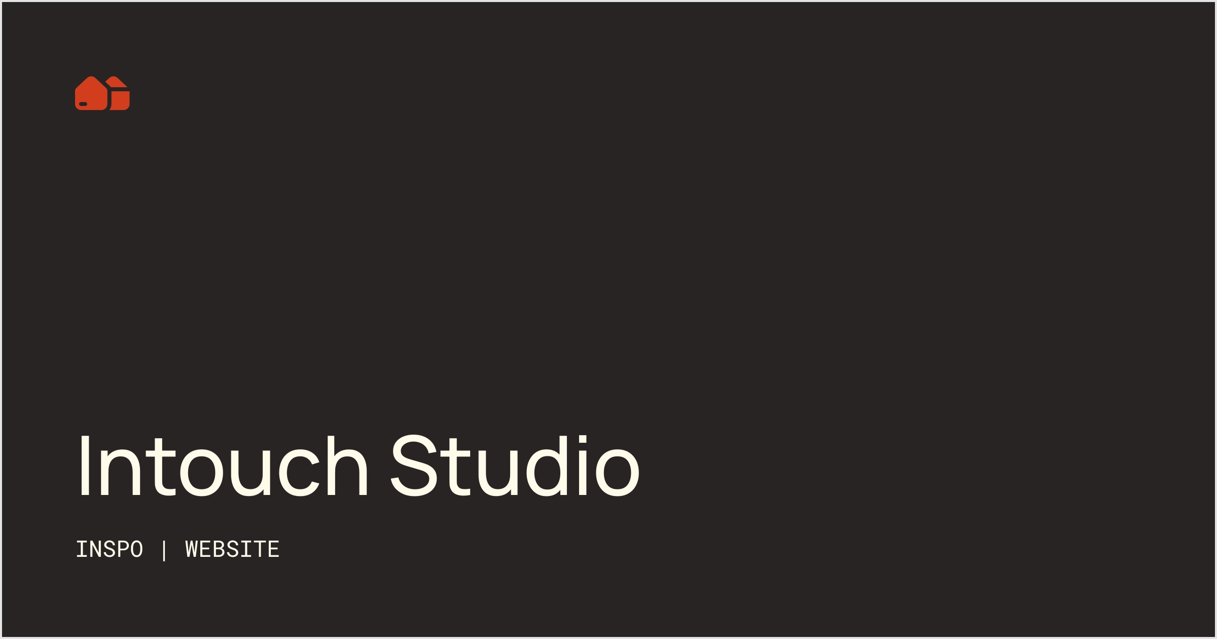 Intouch Studio [Website] No-Code Supply Co.