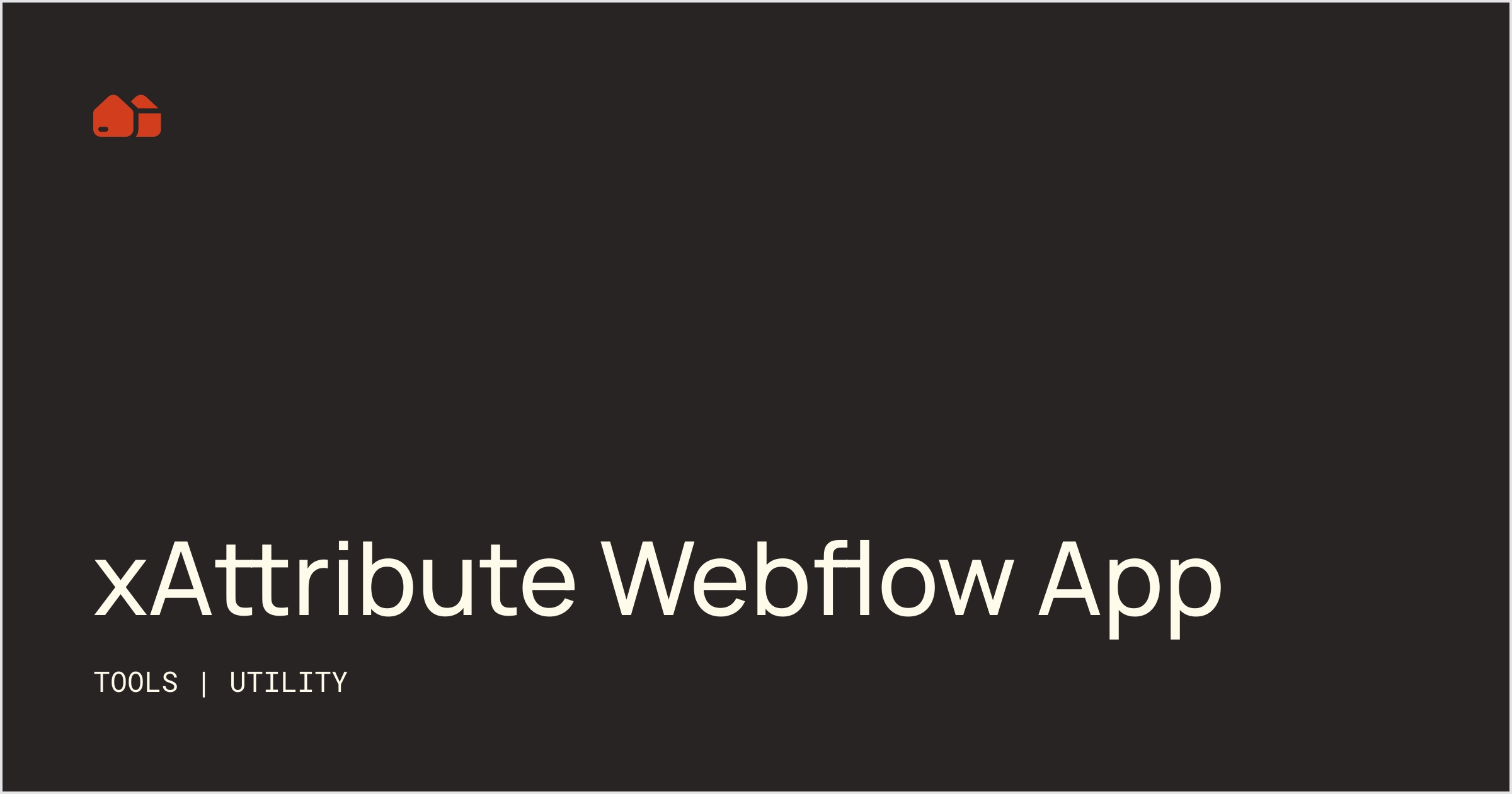 xAttribute Webflow App [Utility] No-Code Supply Co.