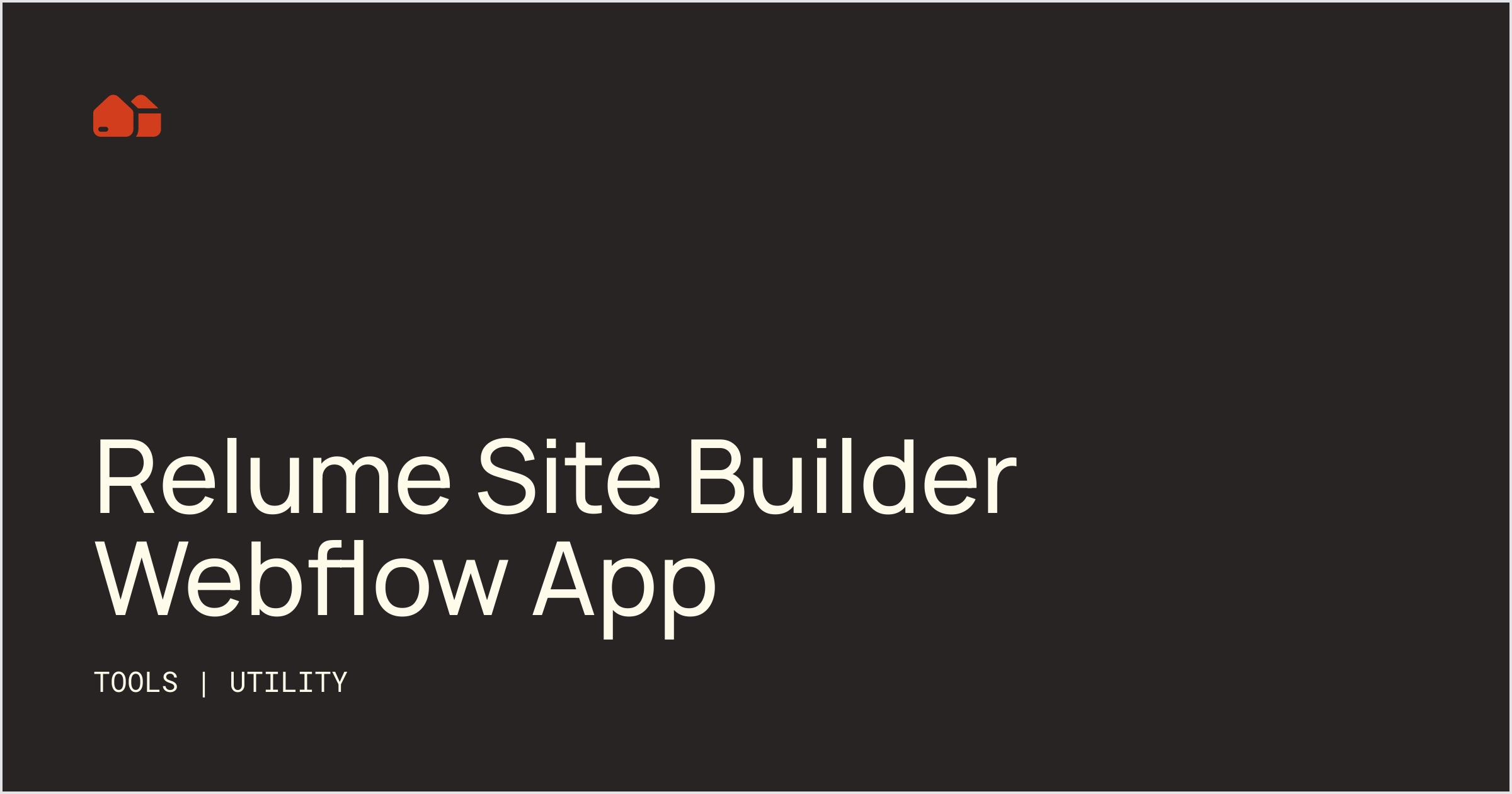 Relume Site Builder Webflow App [Utility] No-Code Supply Co.