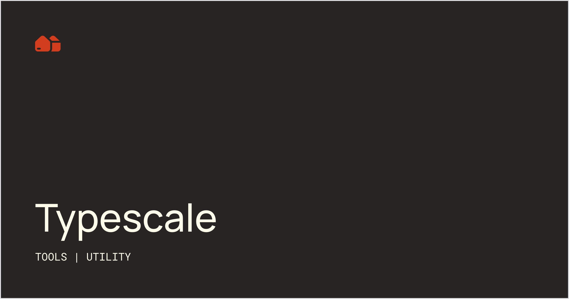 Typescale [Utility] No-Code Supply Co.