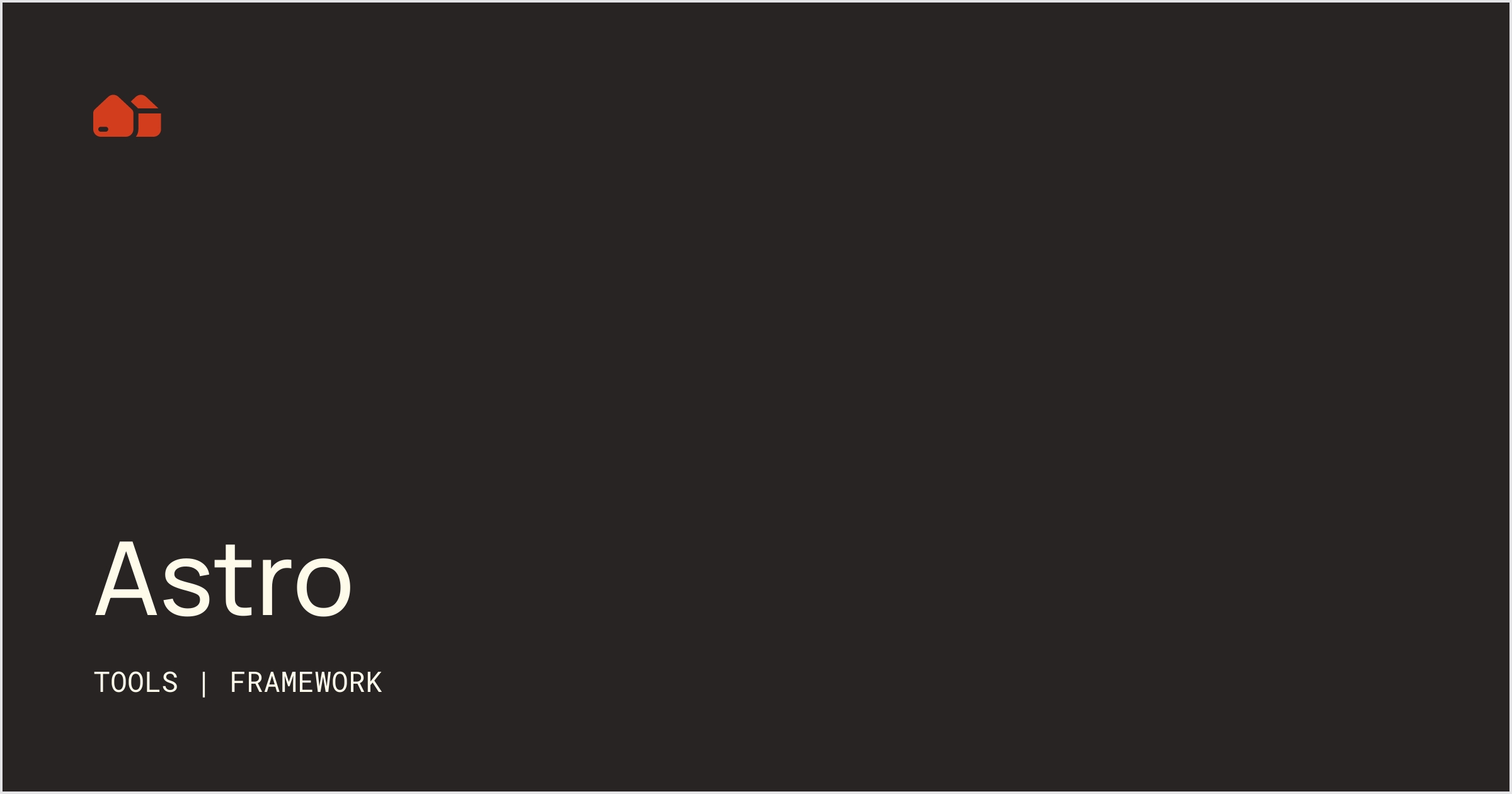 Astro [Framework] No-Code Supply Co.