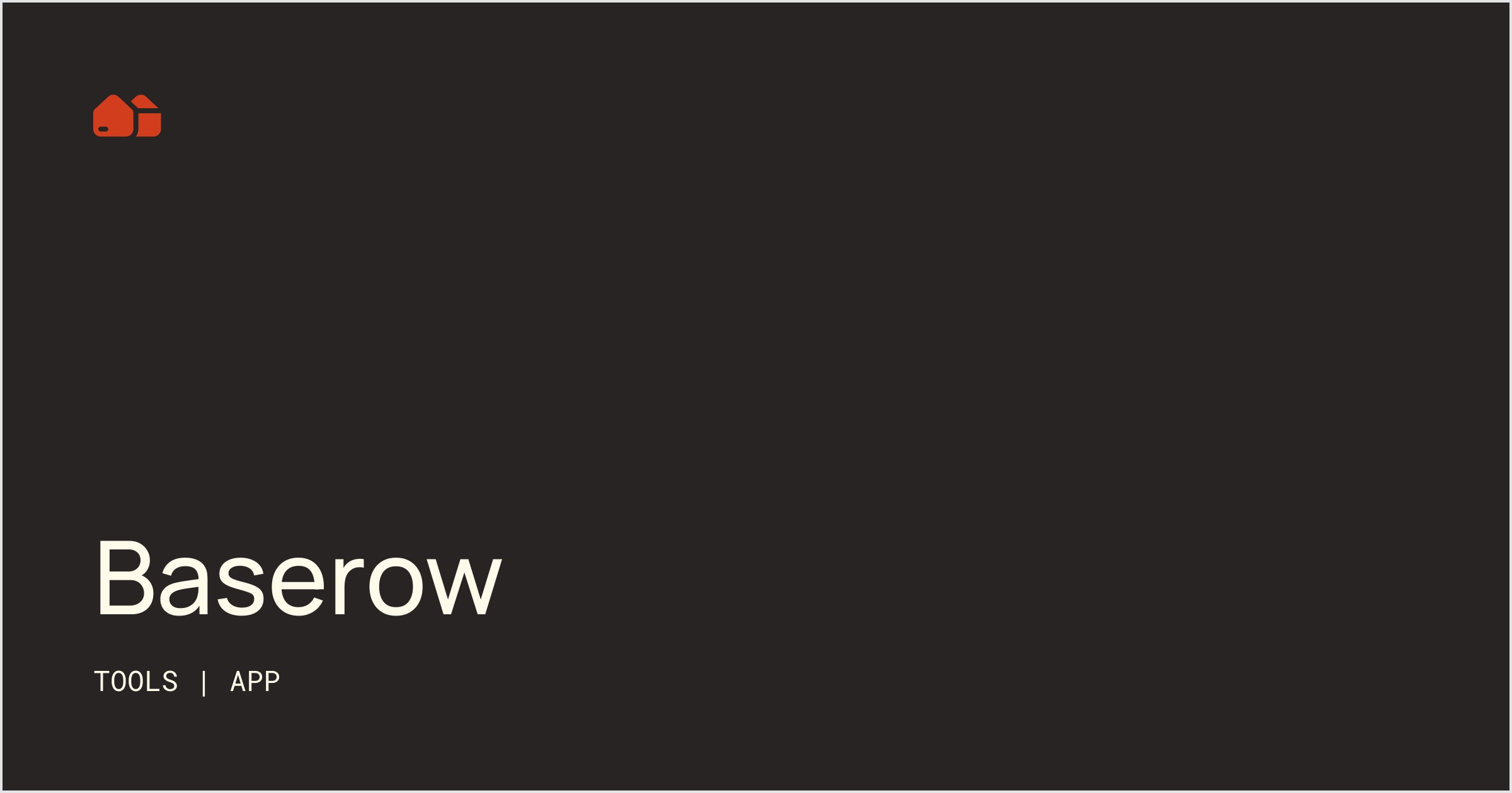 Baserow App No Code Supply Co