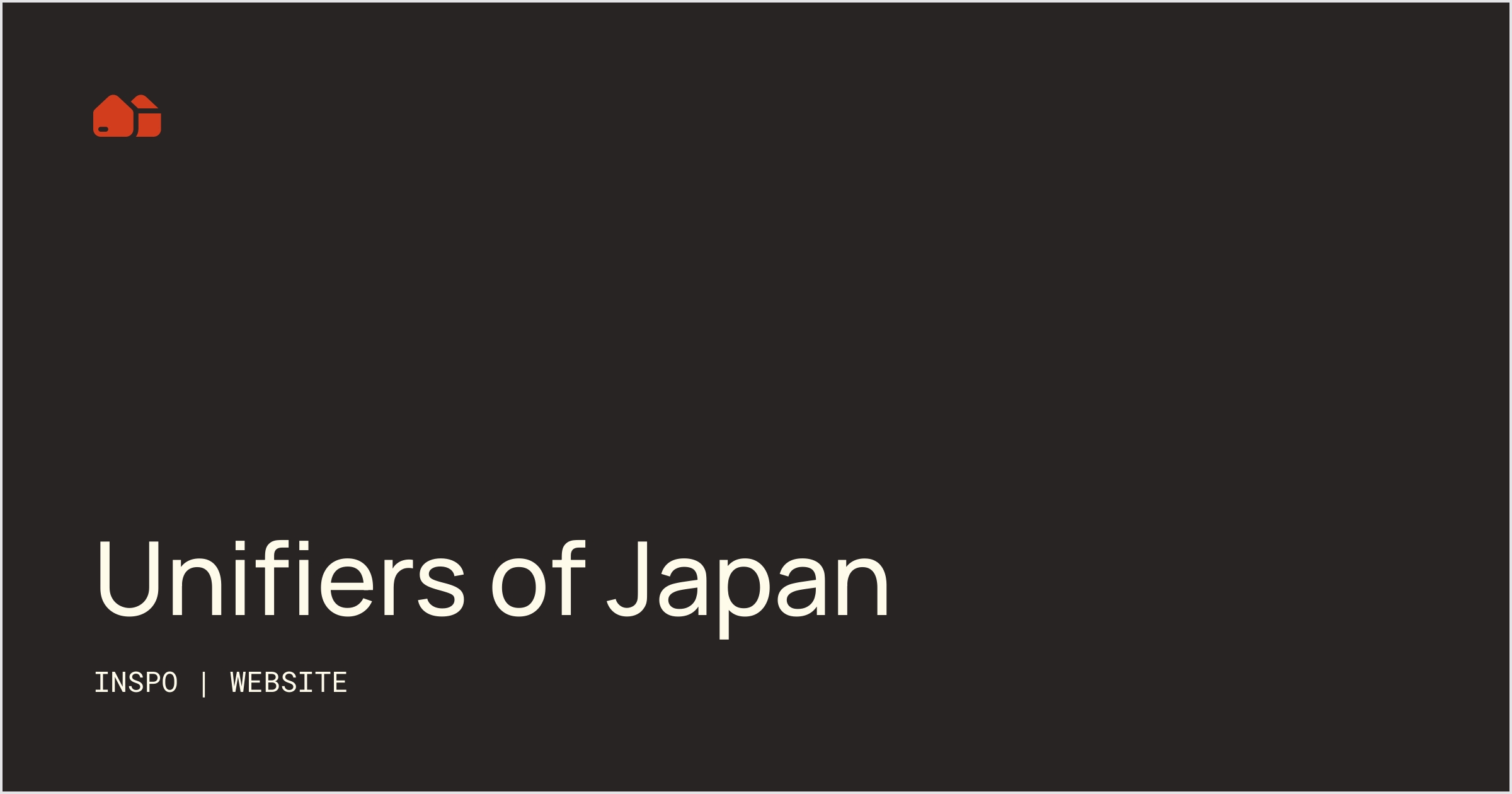 Unifiers of Japan [Website] No-Code Supply Co.