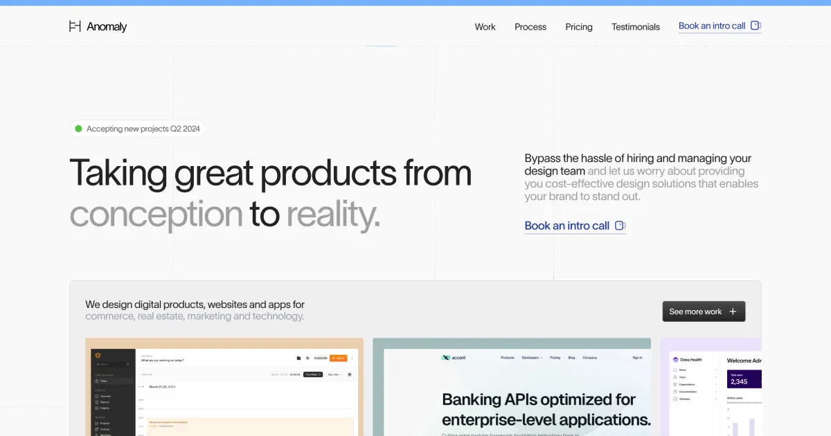 Anomaly | Design Partner For Product Founders.