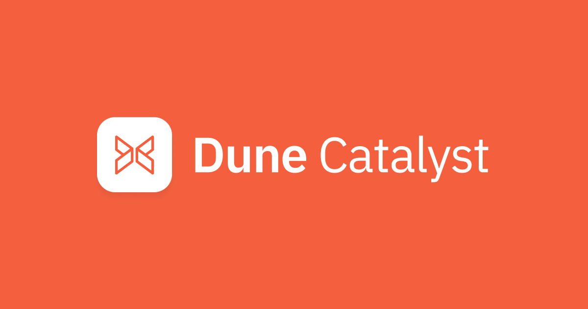 Dune Catalyst - Blockchain Integration