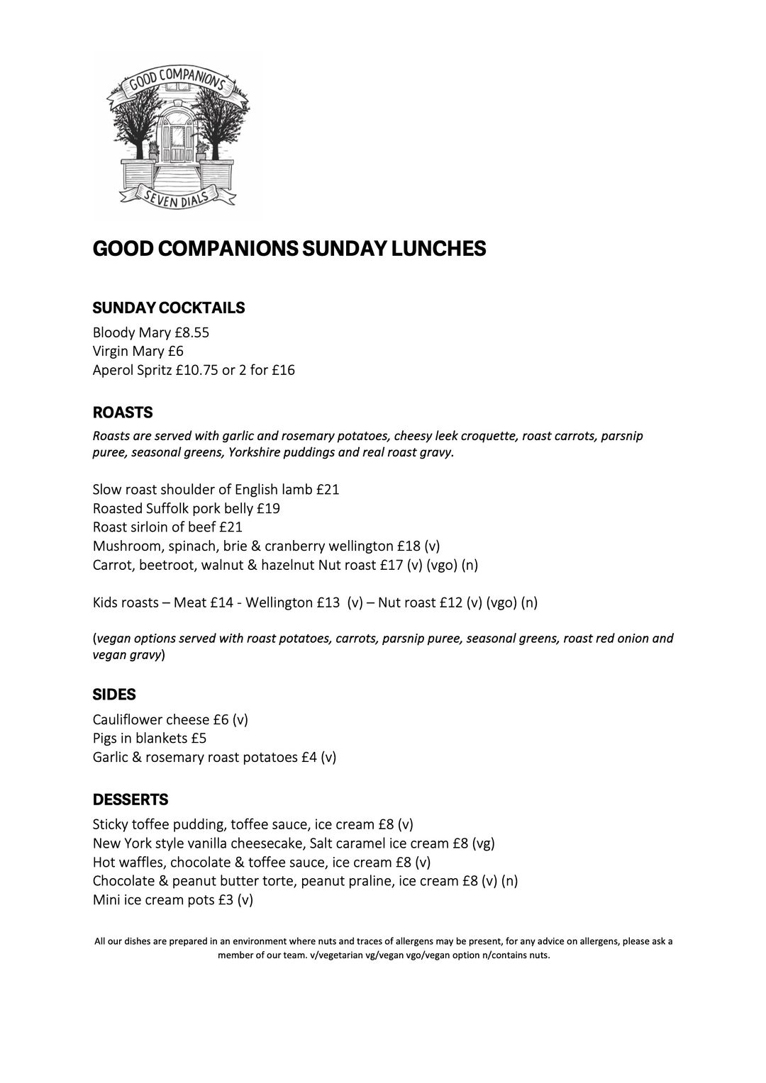 Good Companions Pub | Seven Dials, Brighton