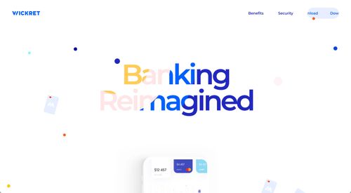 Banking financial web design inspiration Visual Inspiration | Wickret | Creatorfuel