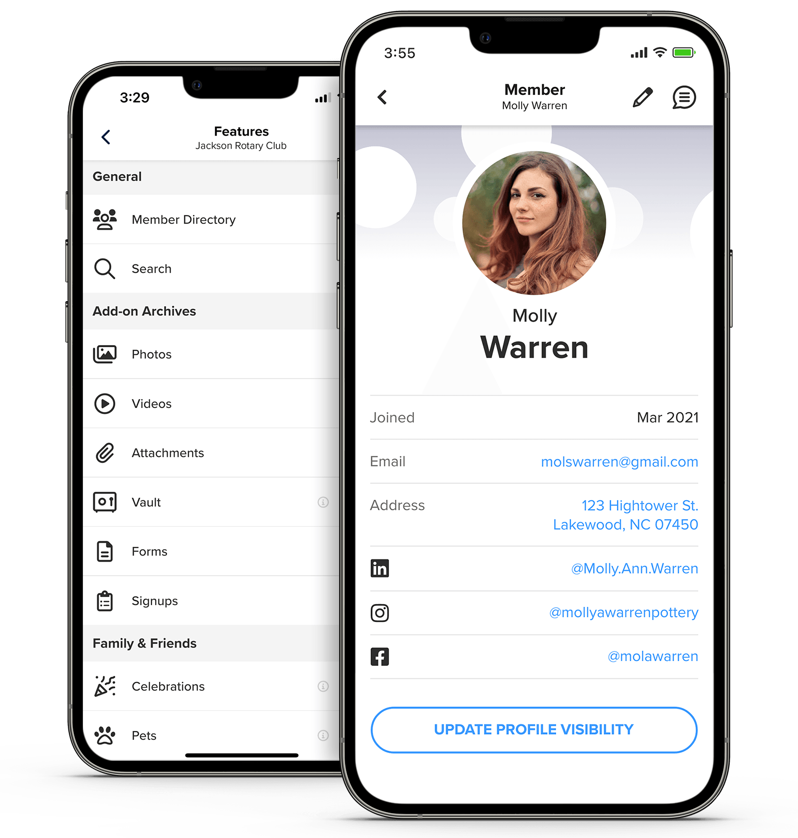 Flexibility and utility for custom groups