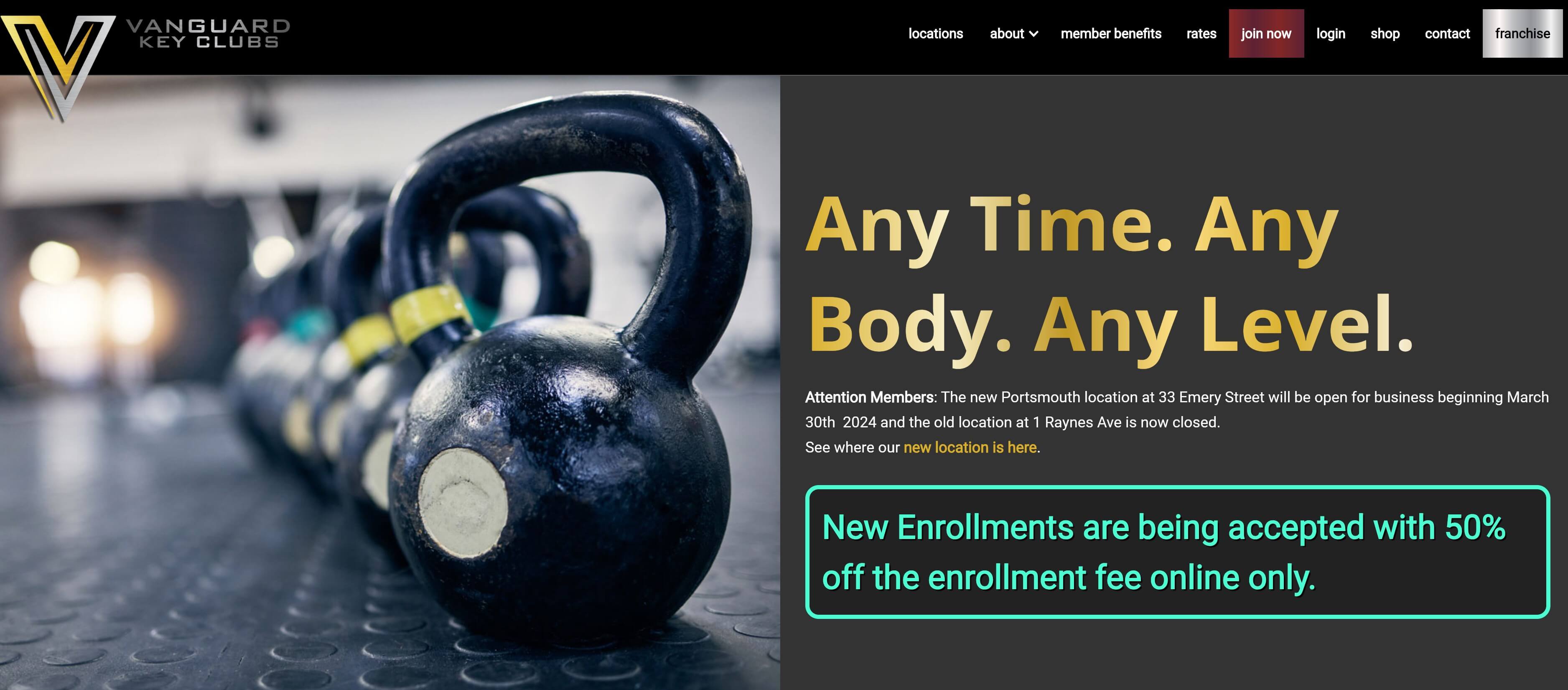 Vanguard Key Clubs | 24 Hour Gym Membership Information