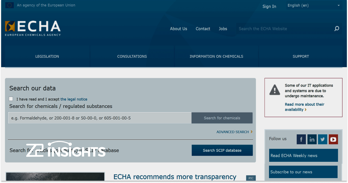 What Is the ECHA? - Z2Data