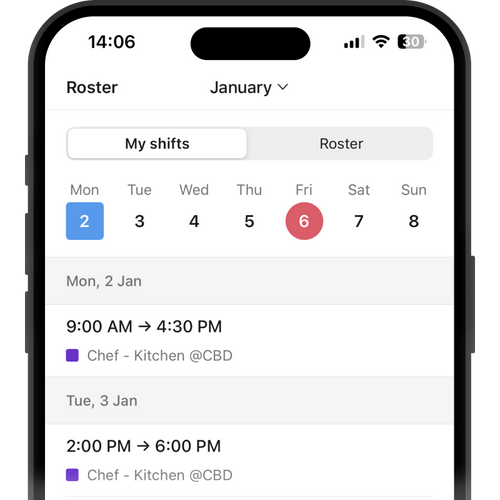 Timble - Rostering, Time Clock & Timesheets Software