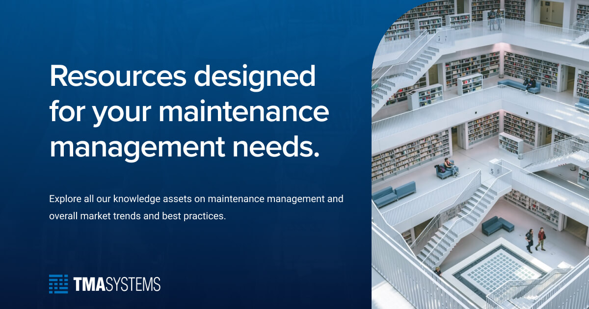 Resource Library curated for maintenance management needs