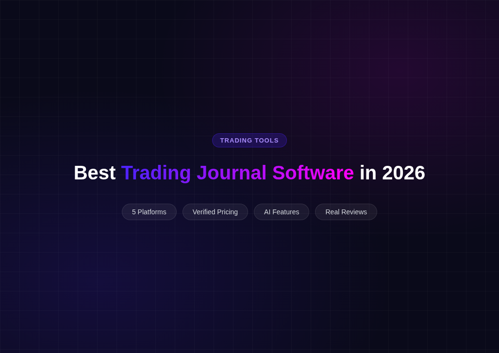 Best Trading Journal Software (2026): Top 5 Compared