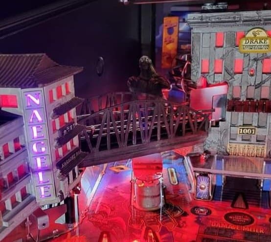 Godzilla Train Bridge Mod | Diddy's Pinball Mods | Pinball Mods ...