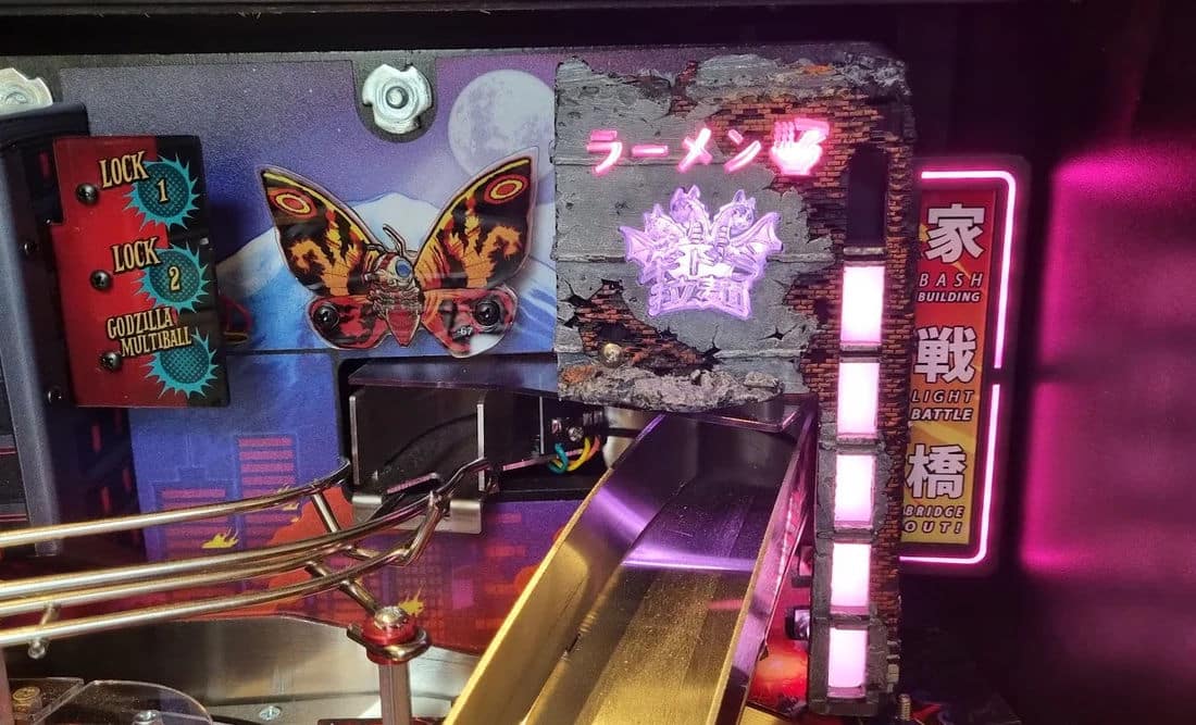 Godzilla "Noodle Bar" Building Mod | Stumblor Pinball | Pinball Mods ...