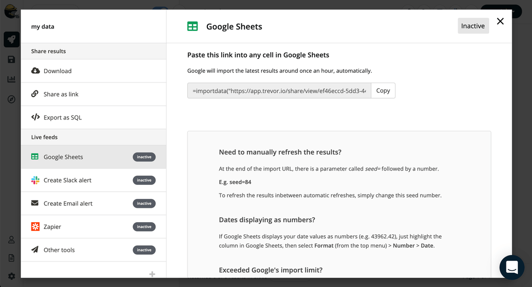 Top 5 tools to get live data into Google Sheets from your SQL database ...