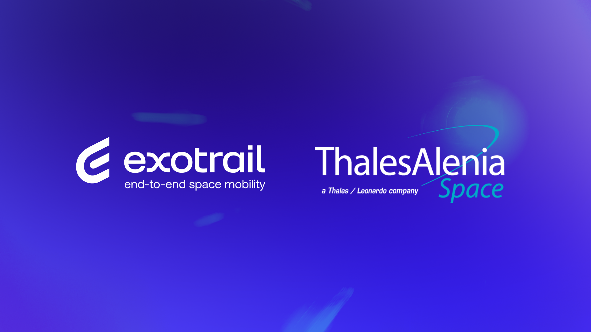 Thales Alenia Space and Exotrail team up on advanced ground segment ...