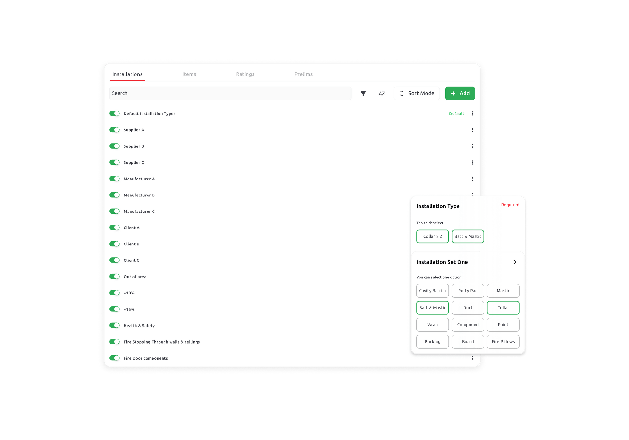 Bolster Systems | Pin Options
