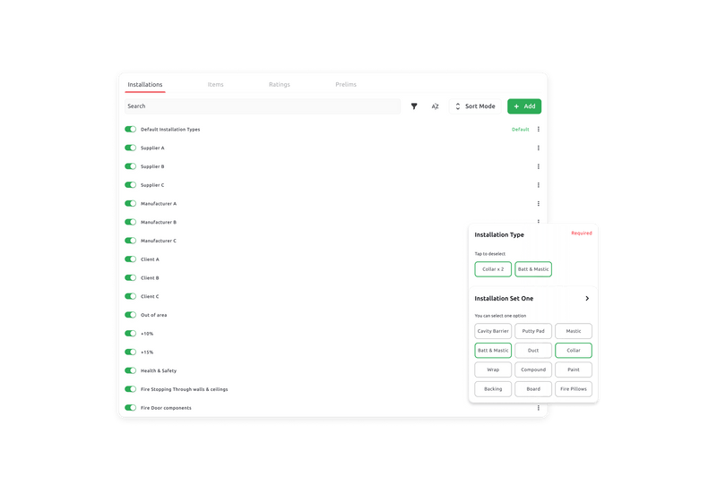 Bolster Systems | Pin Options