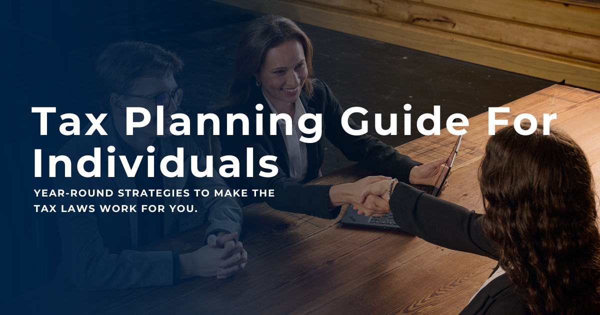 2025 Year-End Tax Planning Guide for Individuals