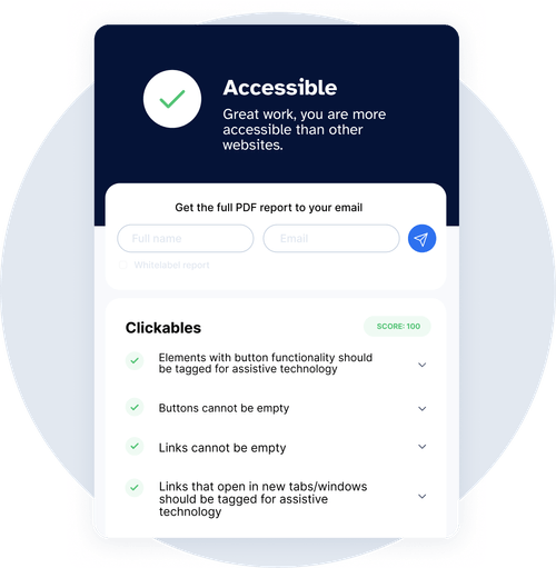 accessScan : Scan d'accessibilité gratuit | AccessiWay