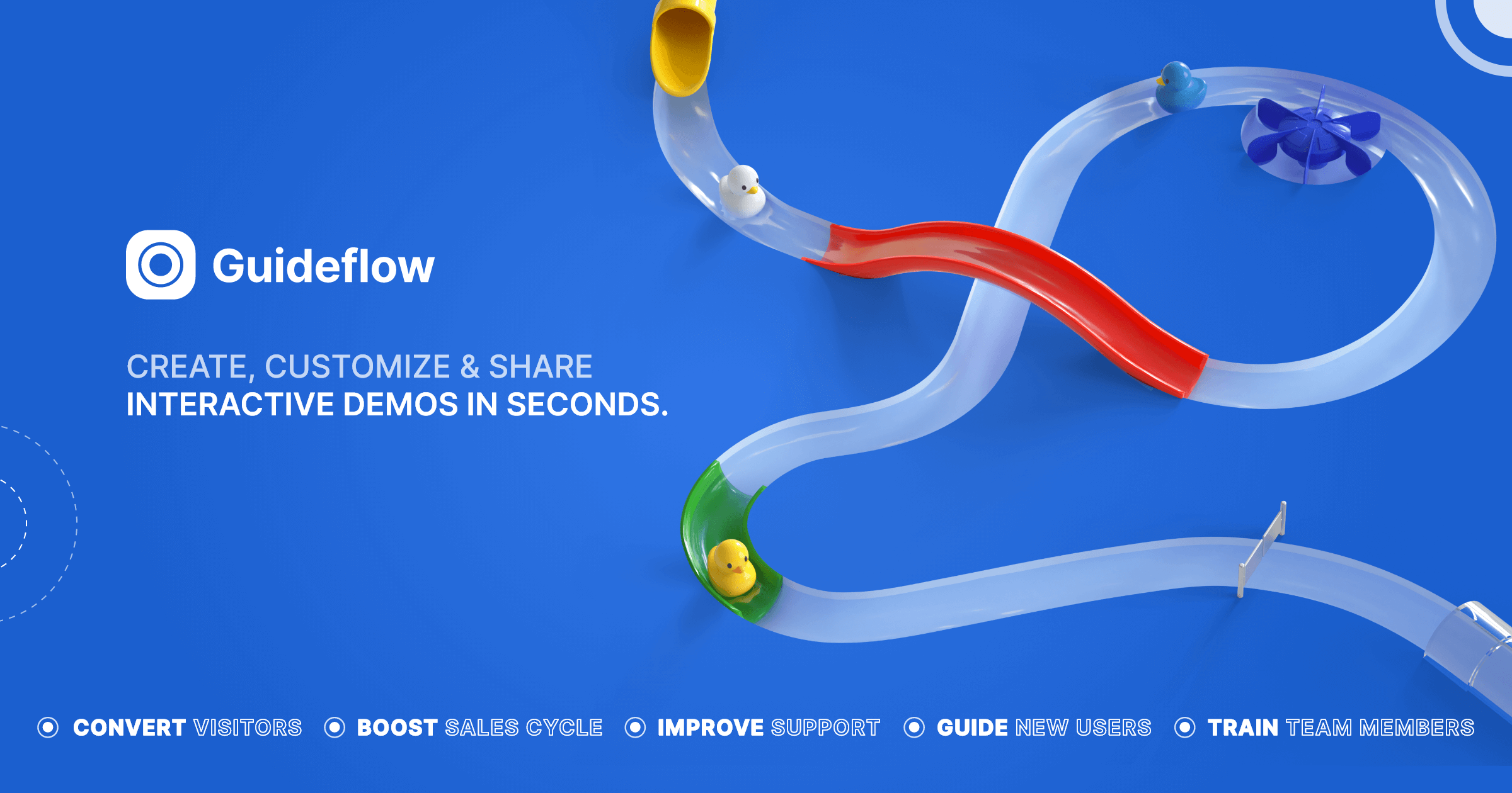 The most advanced interactive product demo platform - Guideflow