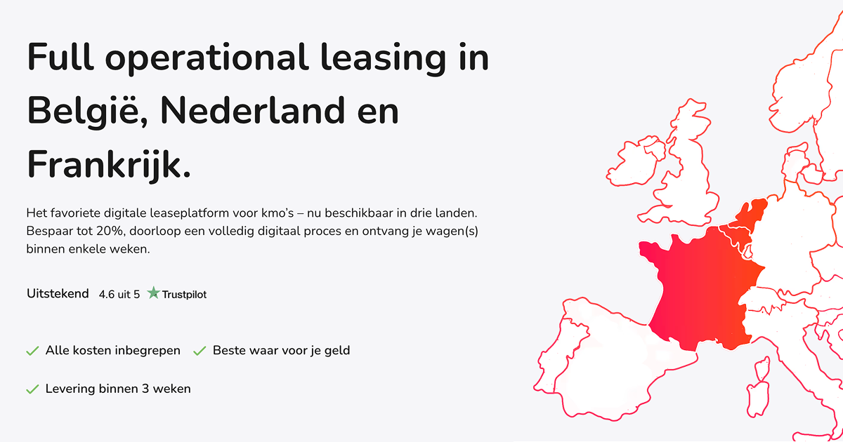 Internationale Leasing België, Nederland, Frankrijk | LIZY