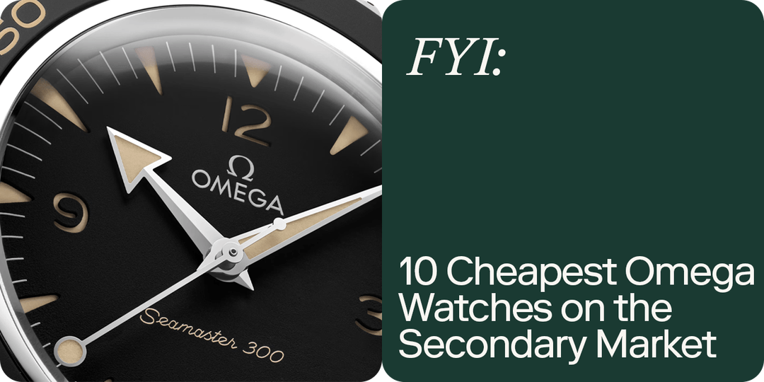 10 Cheapest Omega Watches on the Secondary Market