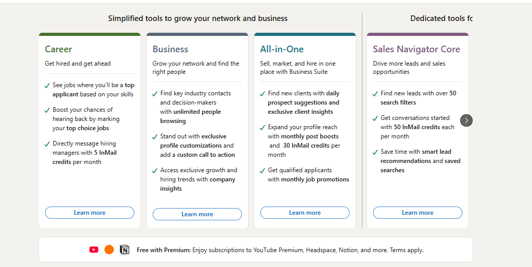 Linkedin Premium Plans A Complete Guide