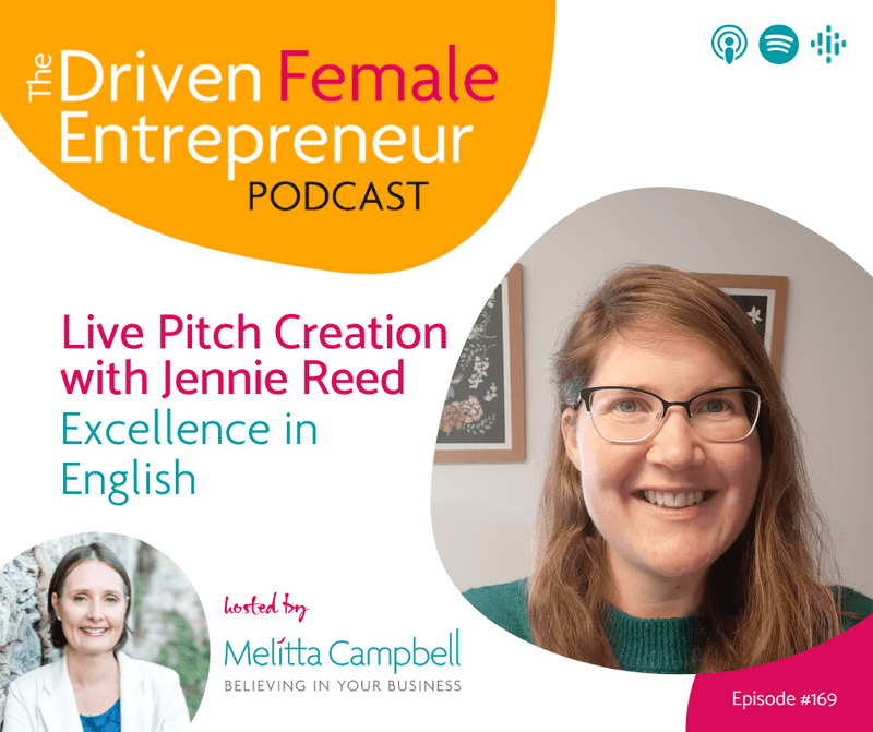 Live Pitch Creation with Jennie Reed, Excellence in English - Melitta ...