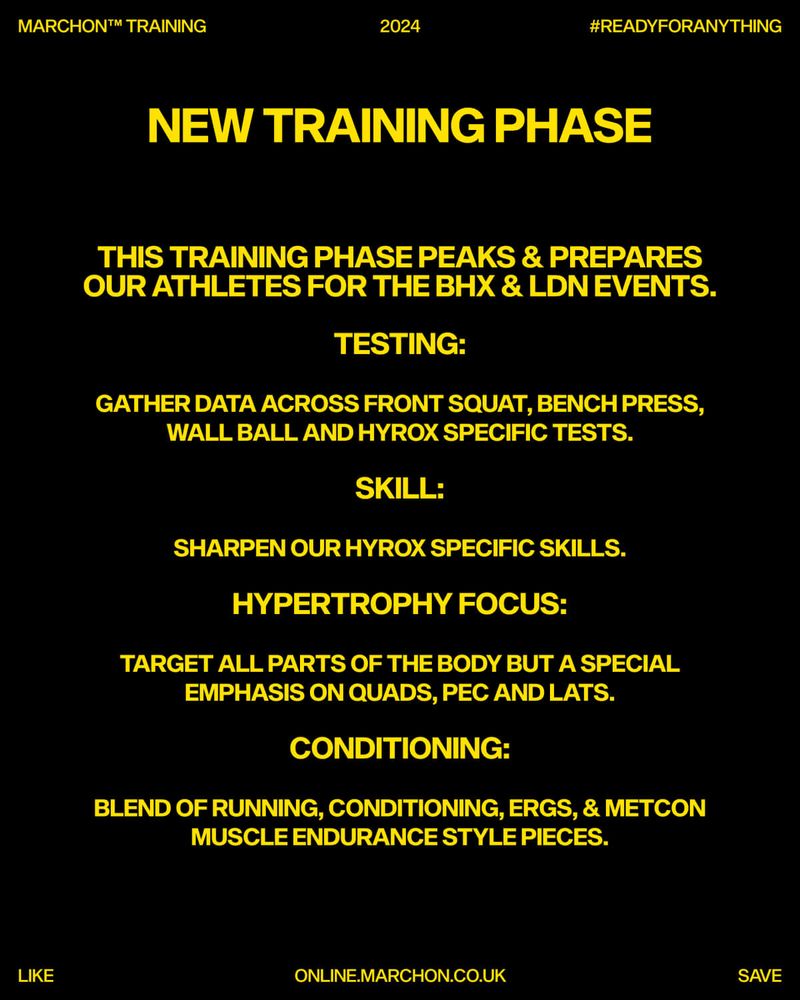 Hyrox Program | MARCHON™ Training