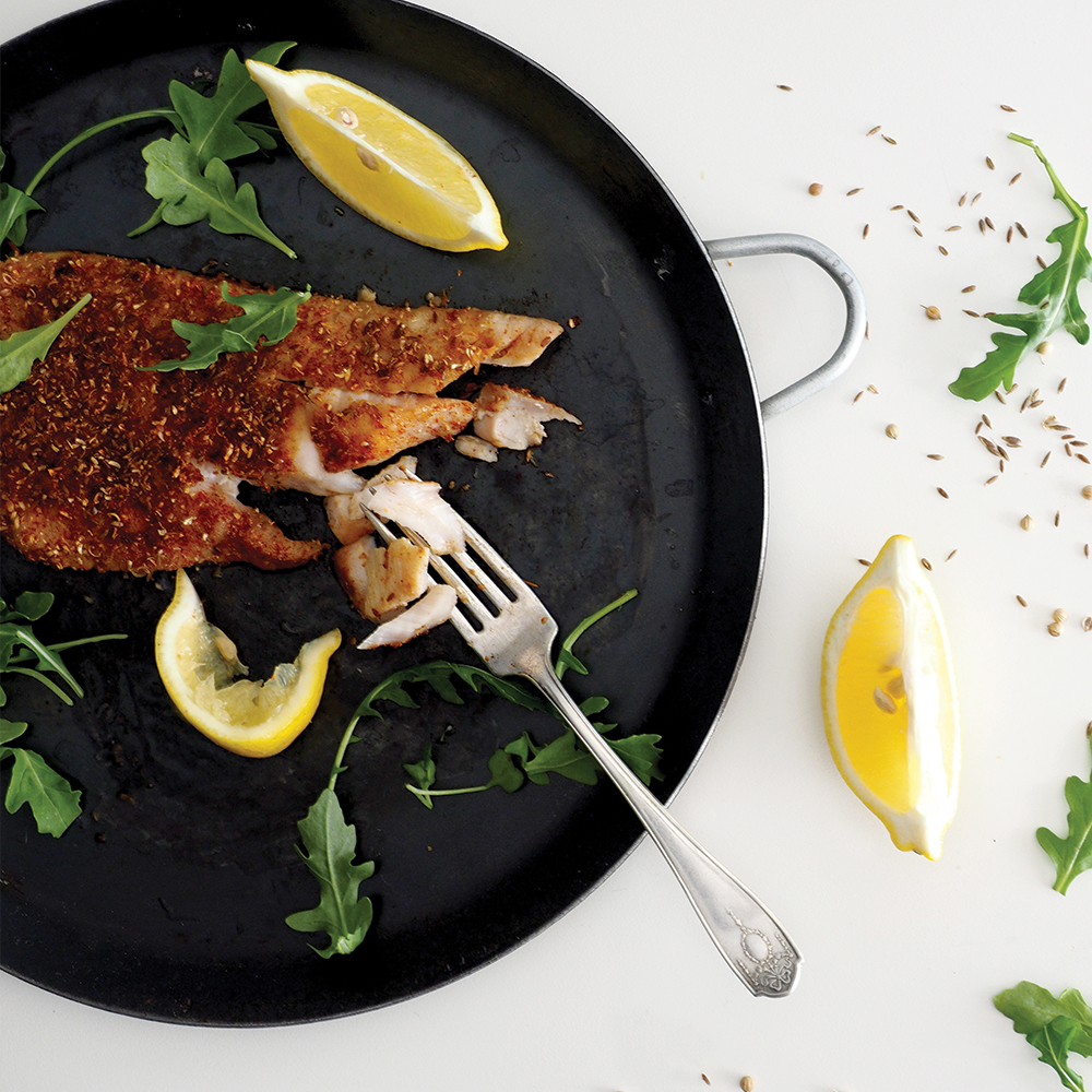 Spicy Pan-fried Snapper