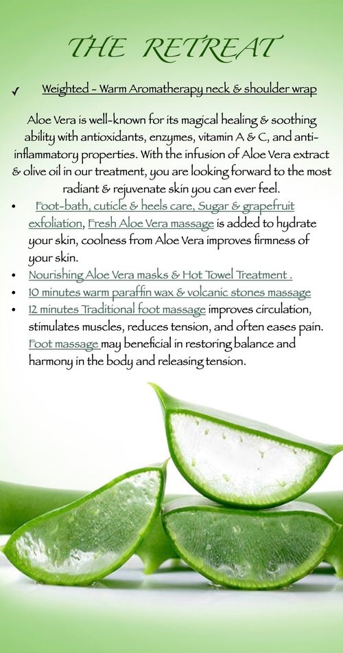 The Comma Spa | menu