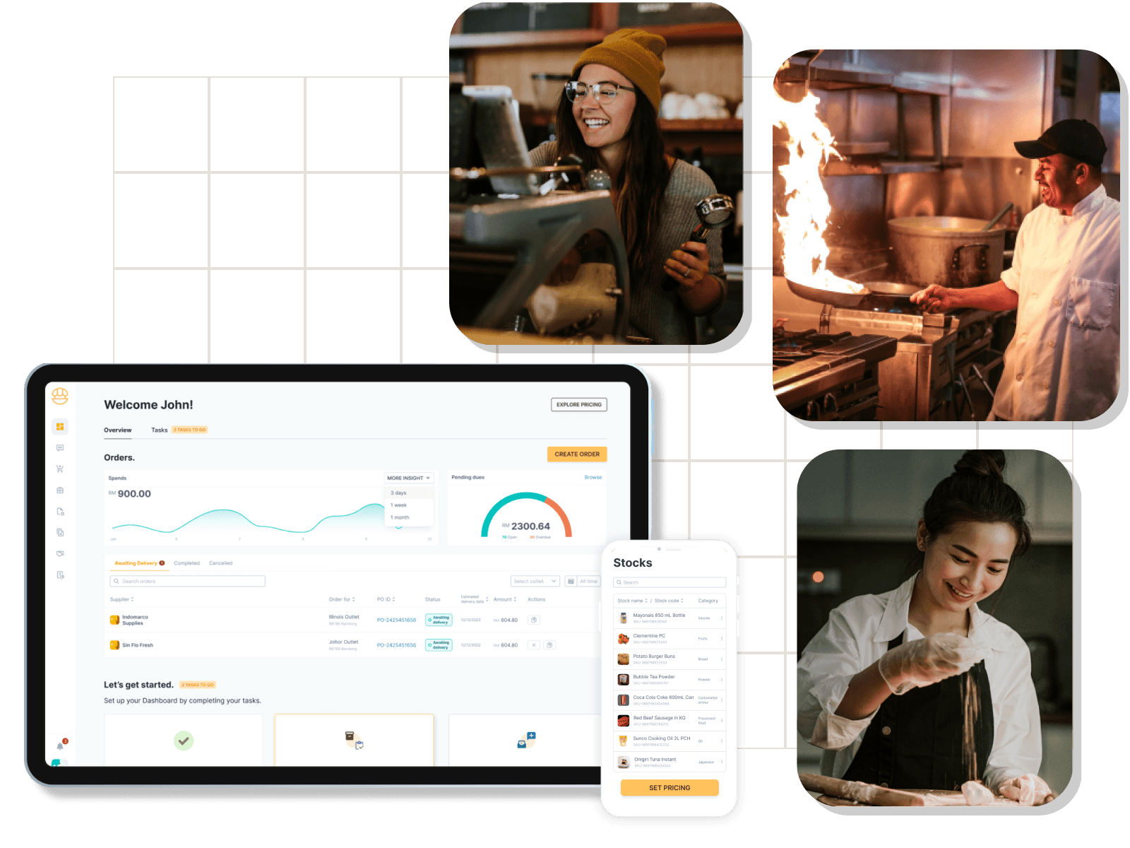 Procurement & Inventory Management System for Restaurants | Food Market Hub