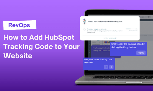 How to Add HubSpot Tracking Code to your Website | TripleDart