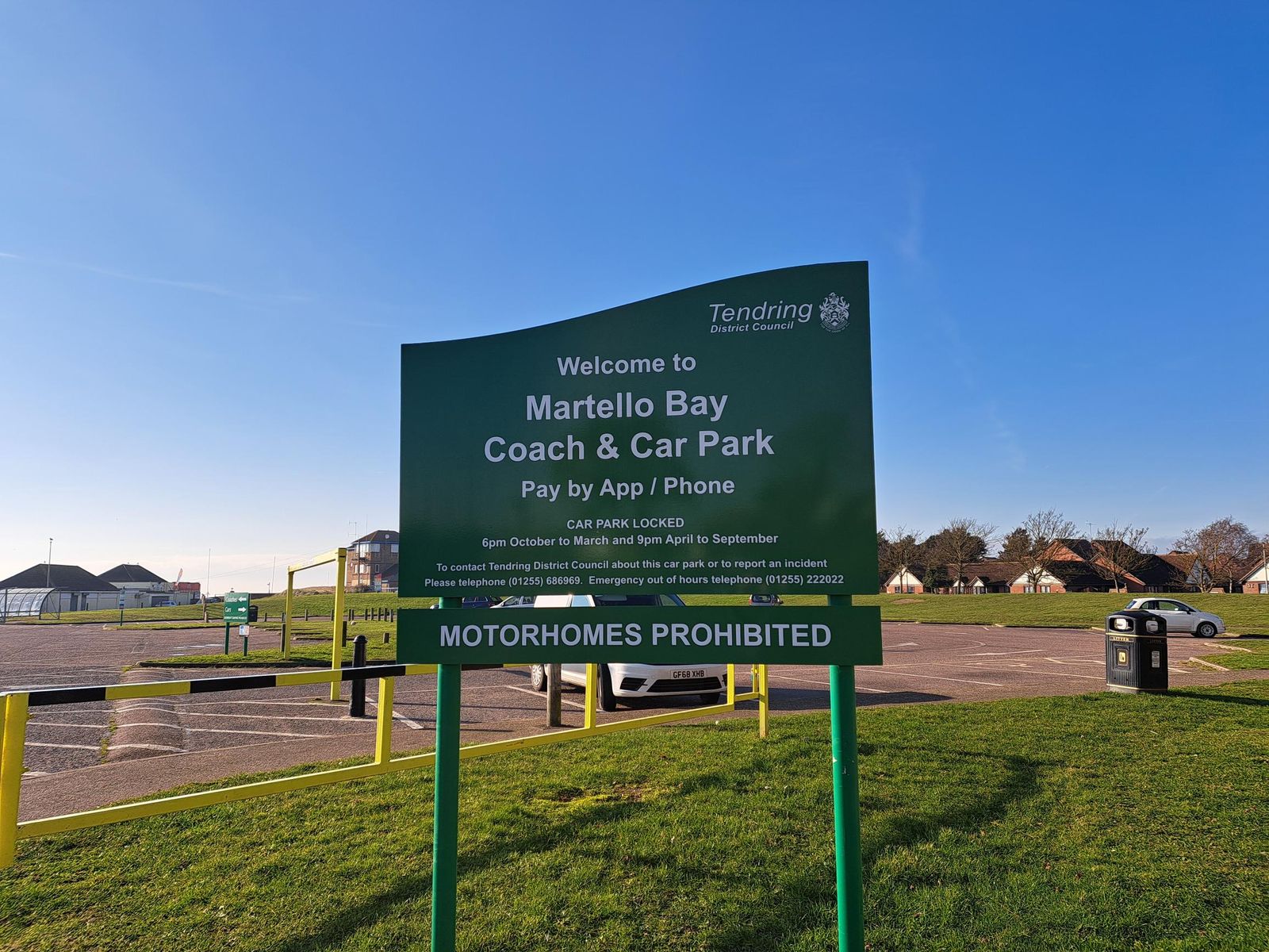 Car Parks in the Tendring District Council area