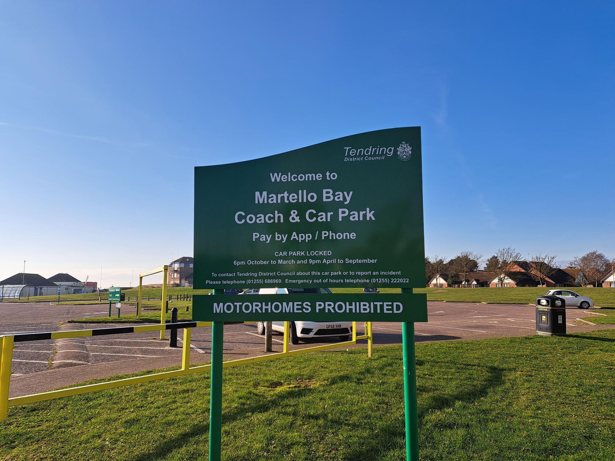 Car Parks in the Tendring District Council area