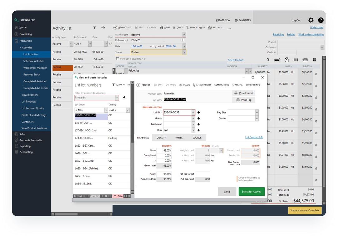 Seed Management Software for Seed Producers