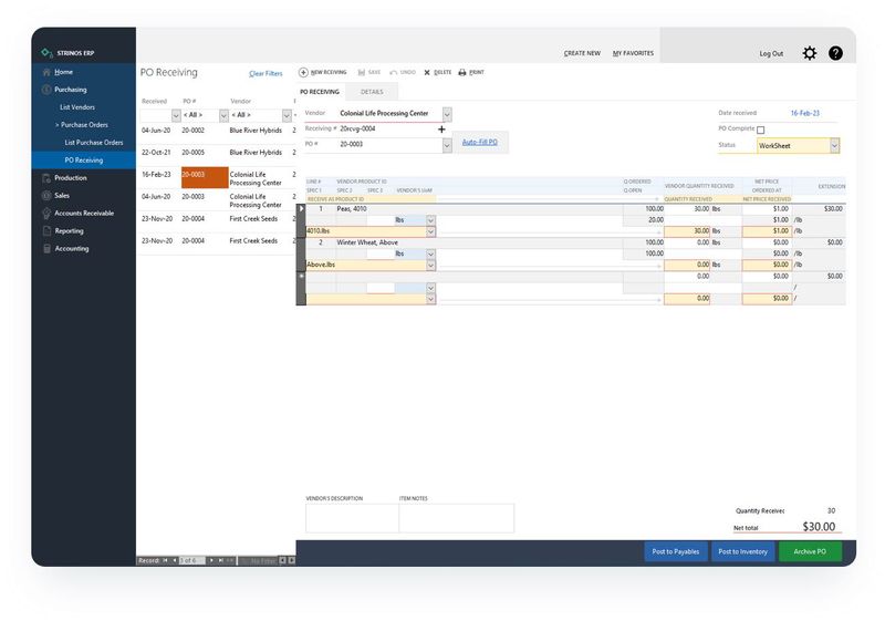 Seed Management Software for Seed Producers