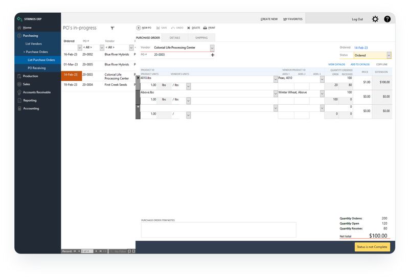 Seed Management Software for Seed Producers
