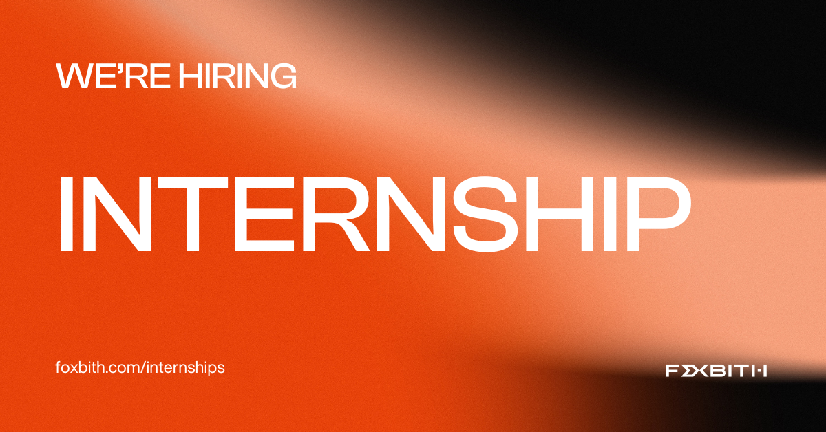 ฝึกงานเป็น UX UI Designer - Foxbith