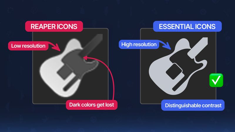 Essential Icons for REAPER