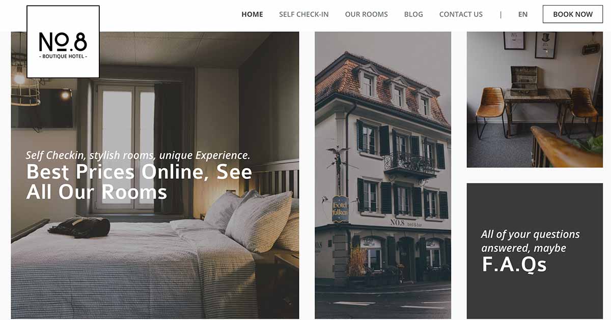 Step-by-step guide to checking in at No.8