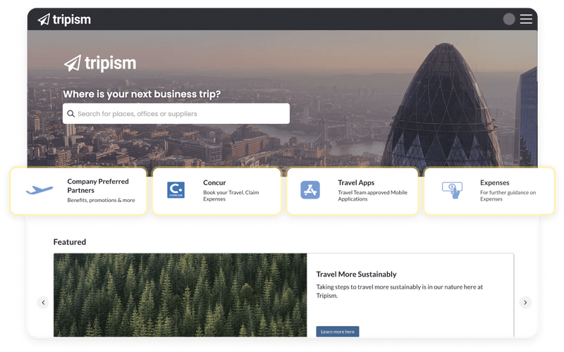 Product | Tripism - Business travel, made simple.