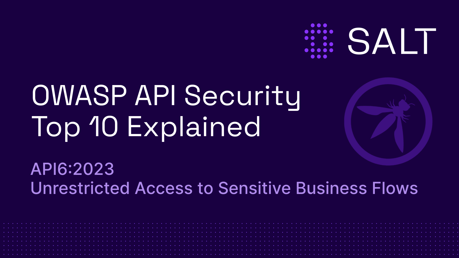 Unrestricted Access to Sensitive Business Flows - API6 OWASP